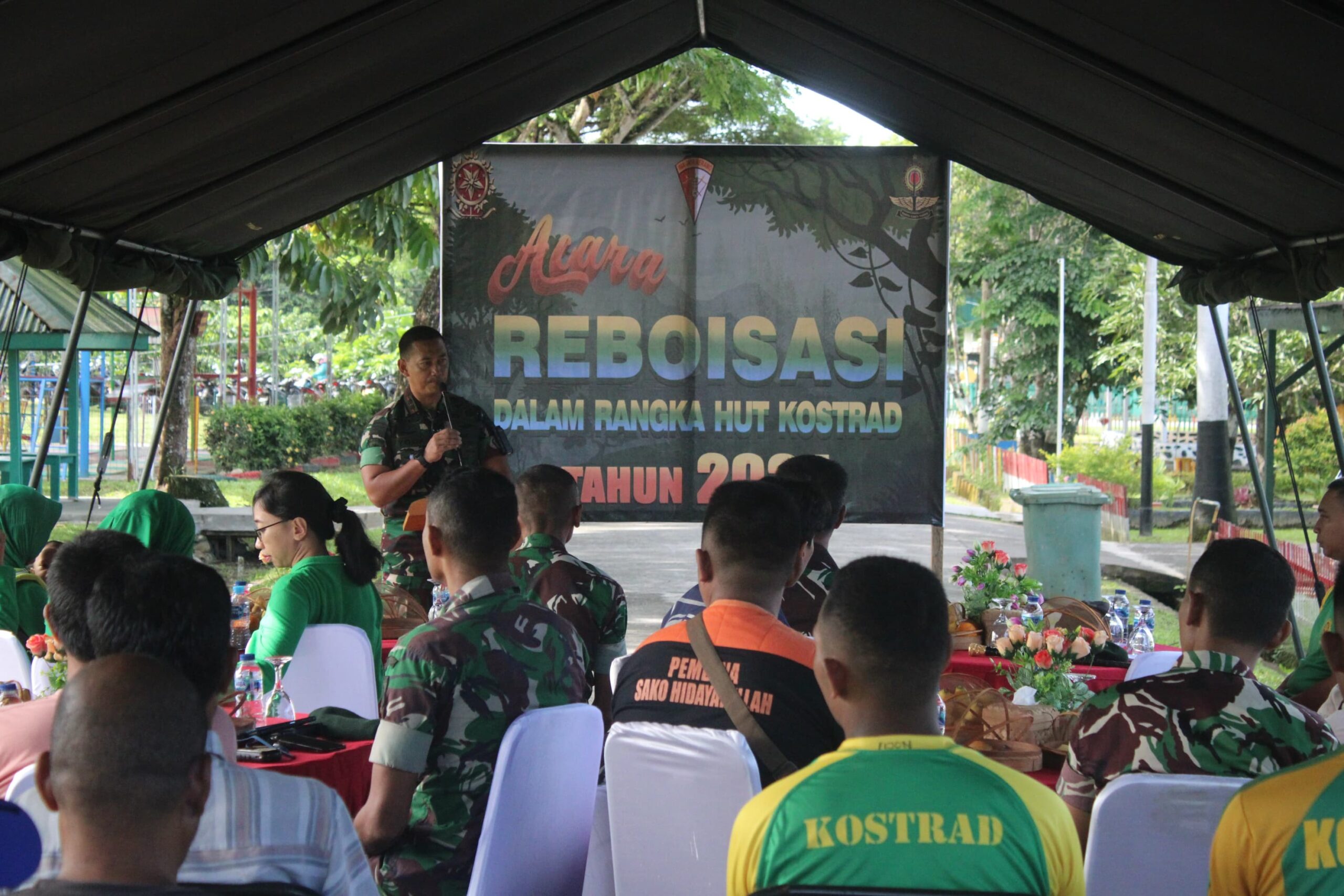 Dalam Rangka HUT Kostrad Ke - 63 Tahun, Brigif 20/IJK Tanam Pohon ...