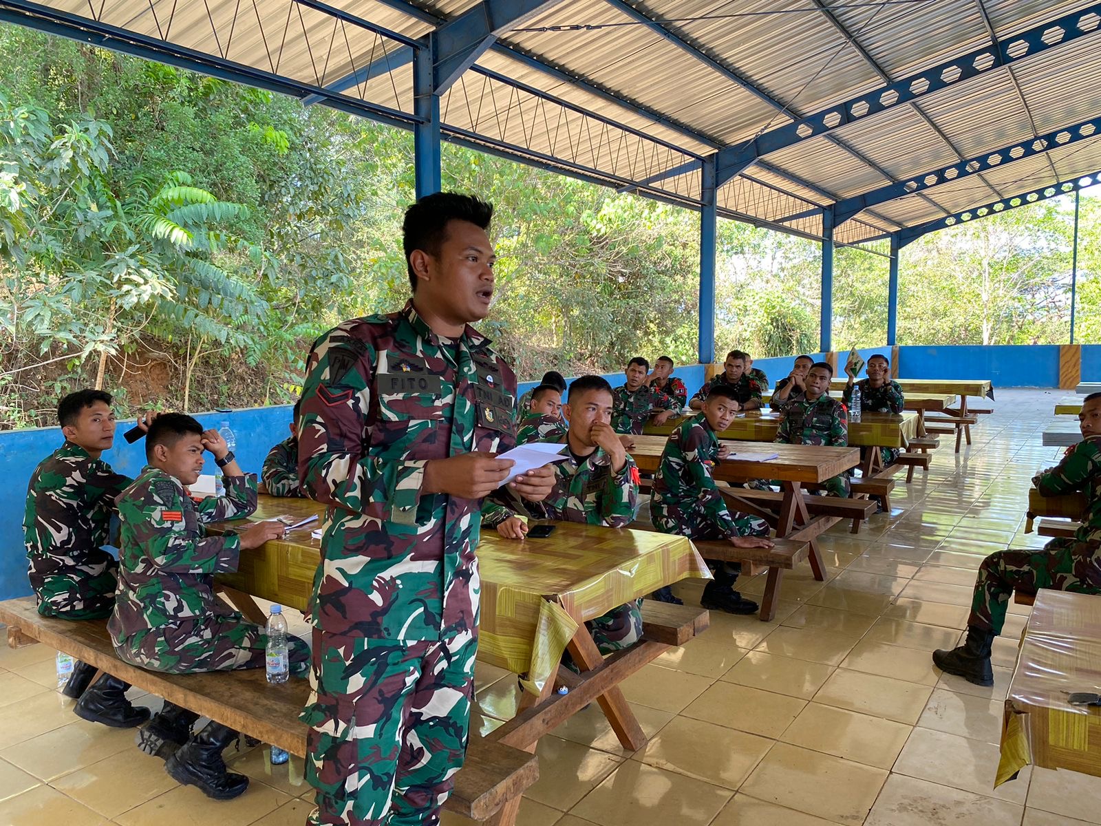 Personel Denpom Divif 3 Kostrad mengikuti penataran Sanjak dan Survival ...