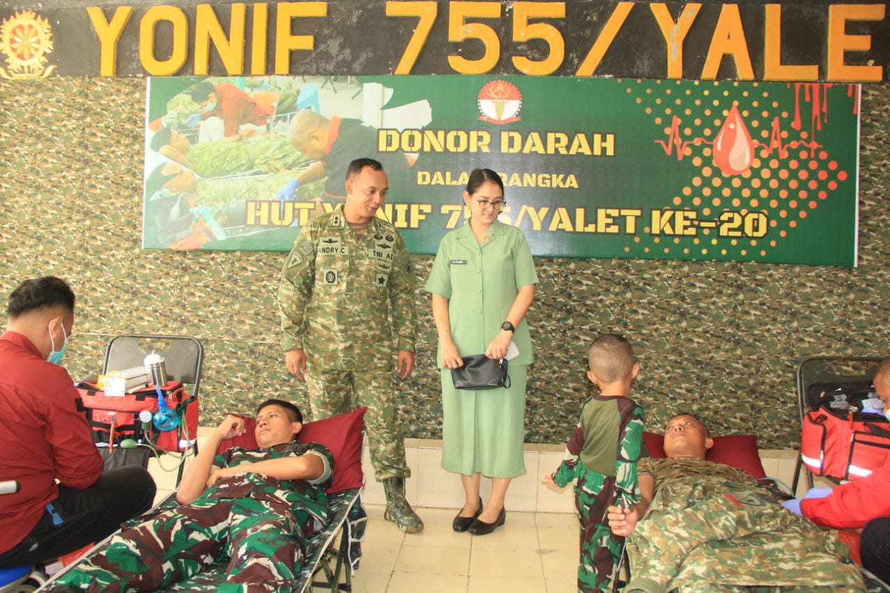 SEMARAK MENYAMBUT HUT KE-20 BATALYON INFANTERI 755/YALET KOSTRAD GELAR ...